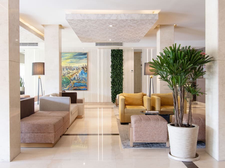 Sala de estar do lobby