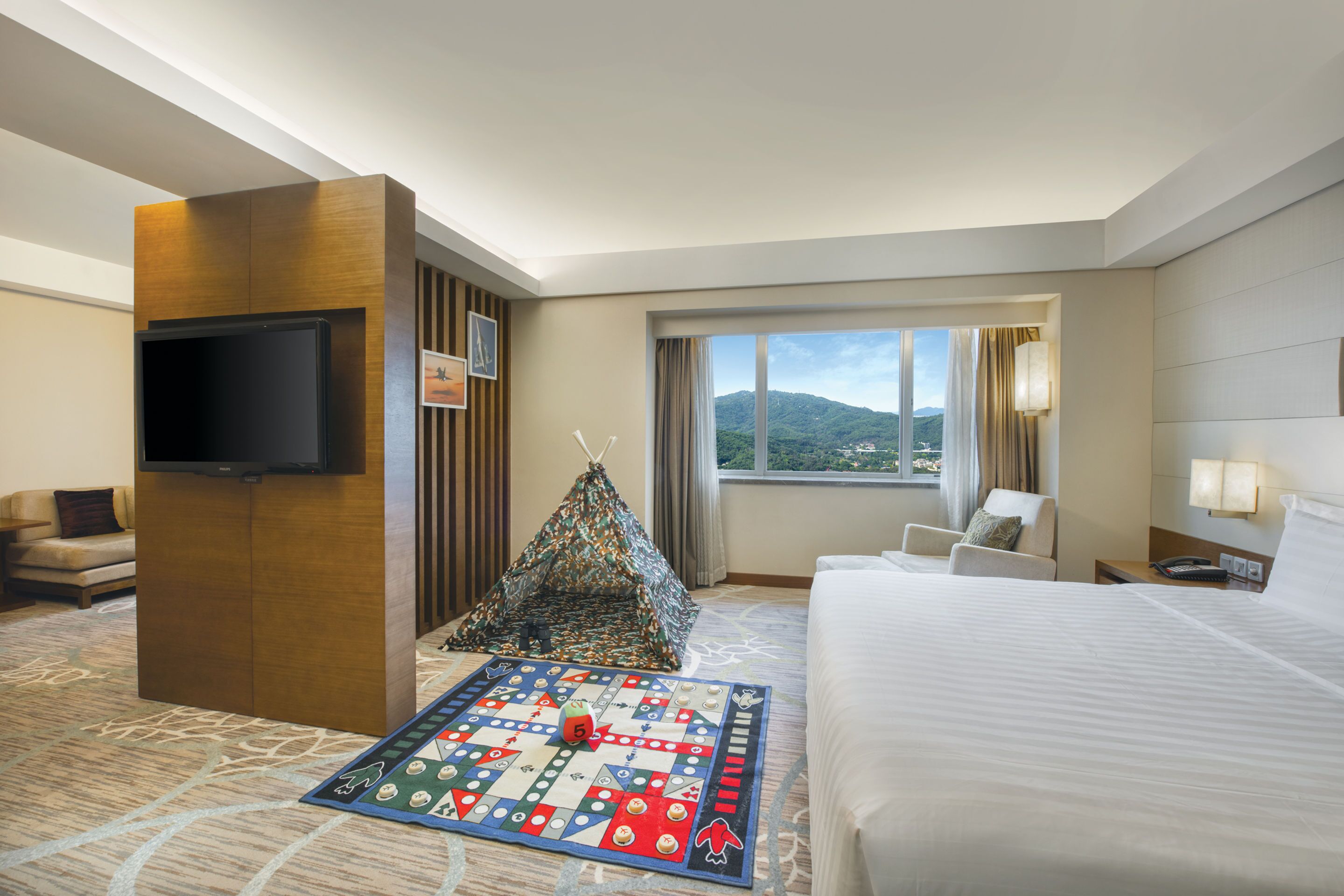 Suite Júnior, 1 cama king-size, Vista para a cidade (Kids Theme) | Quarto temático para crianças