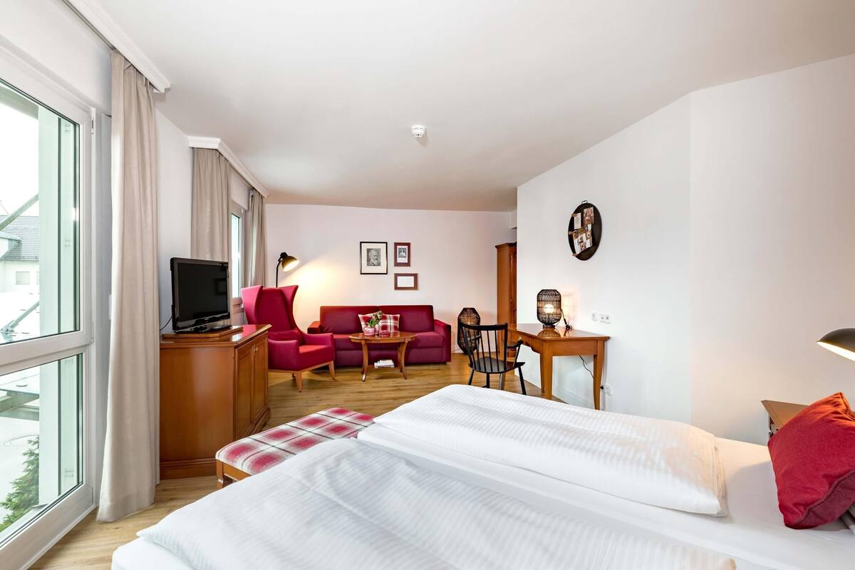 Junior Suite | Roupa de alta qualidade, cofre no quarto, secretária 