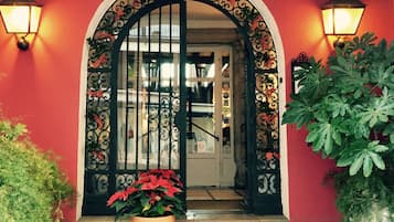 Entrada do alojamento