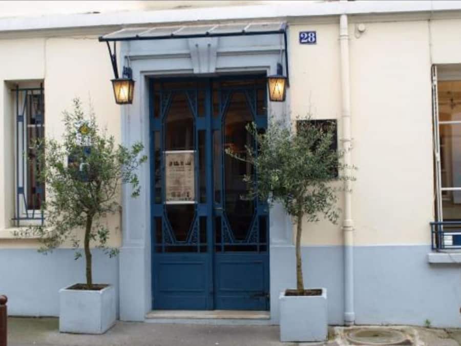 Entrada do alojamento