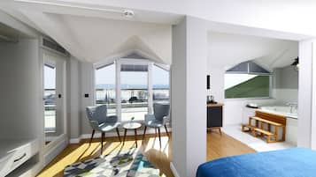Penthouse with Balcony and Jettub | Sala de estar | Televisor LCD