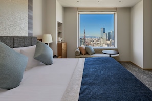 Quarto, para não fumantes (Queen, Tokyo Tower View,above 26F) | Roupas de cama premium, cofres nos quartos, escrivaninha