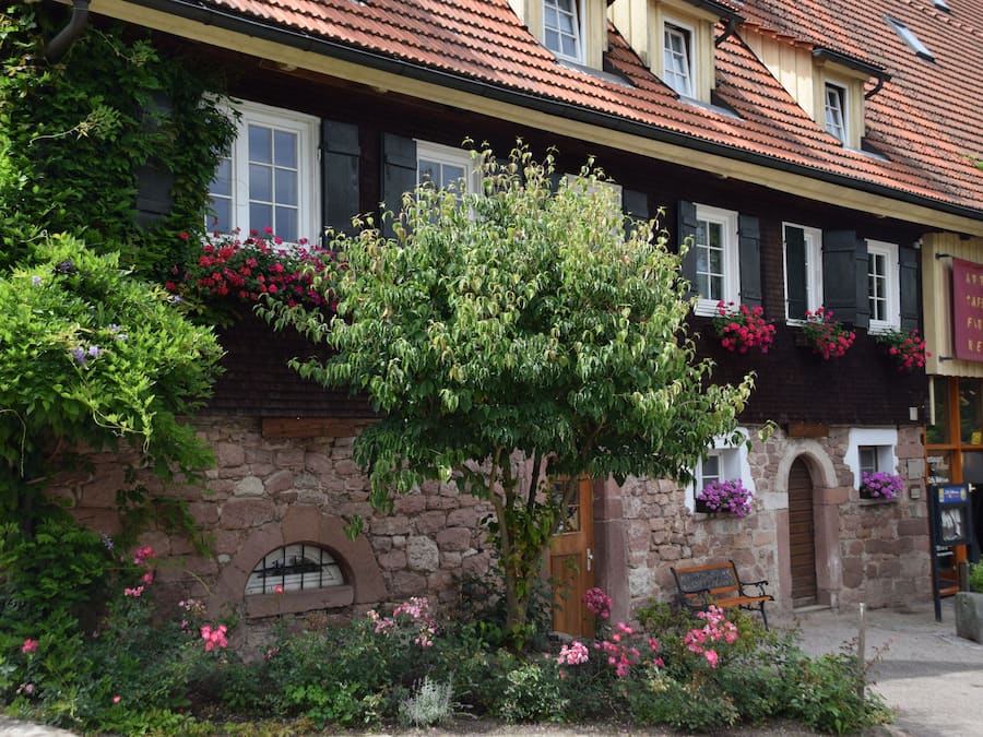 Entrada do alojamento