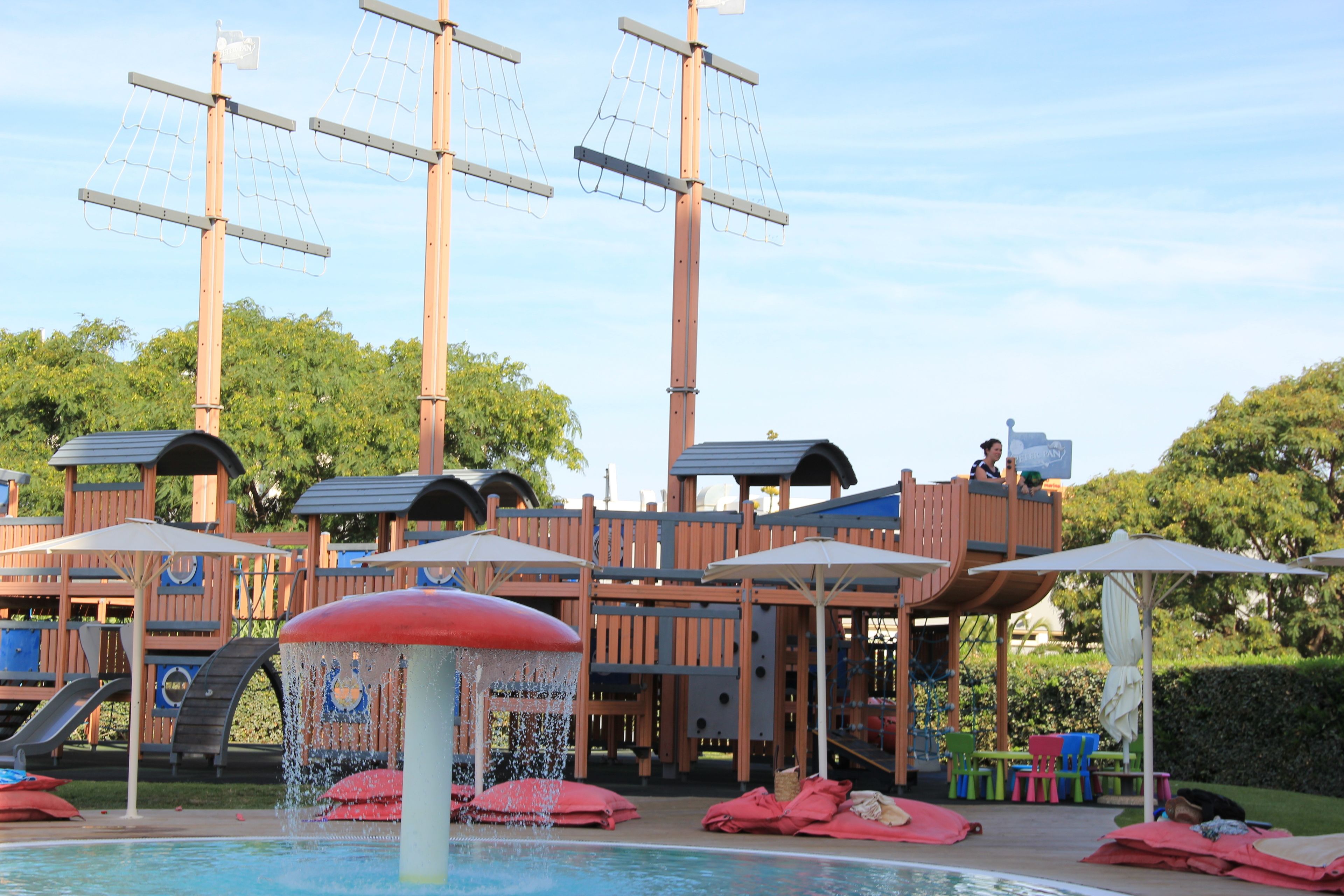 Área de recreio para crianças (ao ar livre)