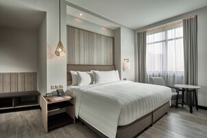 Quarto Familiar, várias camas | Vista para a cidade