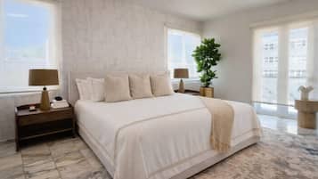 The Pearl King Suite. | Edredões de penas, com decoração personalizada