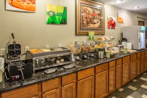 Café da manhã continental grátis todos os dias