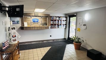 Quiosque de check-in/check-out