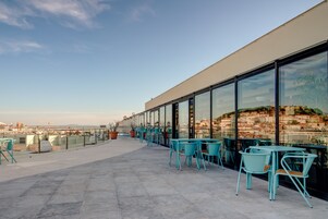 Terraço no piso superior