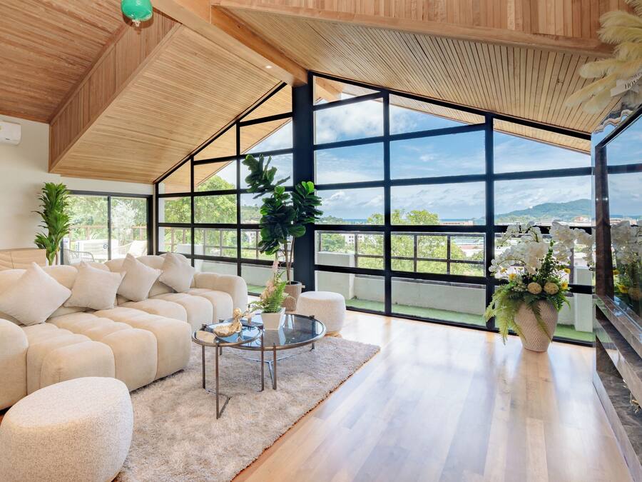 Luxury Penthouse Rooftop | Sala de estar | Televisor