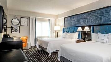 Quarto, 2 camas queen-size, não fumadores | 1 quarto, roupa de alta qualidade, camas de colchão pillowtop