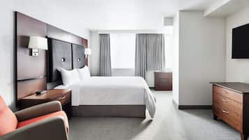 1 quarto, roupa de alta qualidade, camas de colchão pillowtop