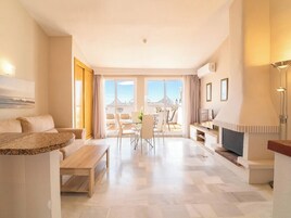 Apartamento, 1 quarto, terraço | 1 quarto, cortinas/cortinados opacos, Wi-fi grátis 