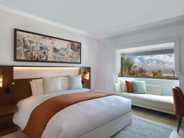 Quarto Deluxe, 1 cama king-size, vista para o oceano (and Pool View) | Lençóis de algodão egípcio, roupa de alta qualidade, minibar 