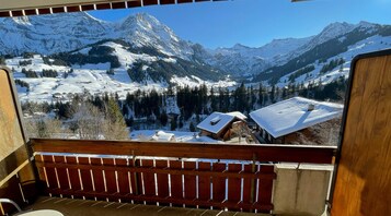 Vista para o campo desde o alojamento