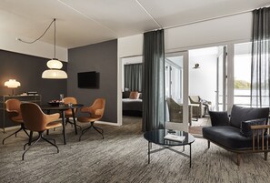 Suite | 1 quarto, roupa de alta qualidade, secretária 