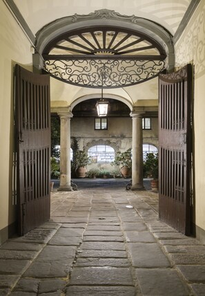 Entrada do alojamento