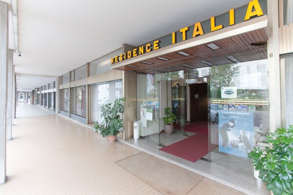 Entrada do alojamento