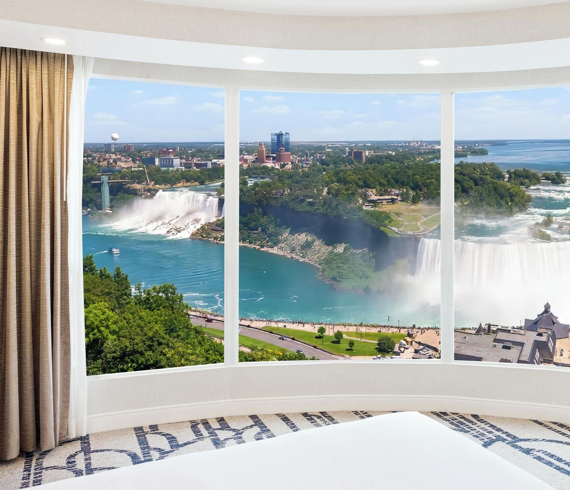 The Presidential Suite | Premium Fallsview | High Floor | 1 quarto, roupa de alta qualidade, cofre no quarto, secretária 