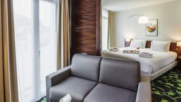 Privilege, Quarto | Roupas de cama premium, frigobar, cofres nos quartos, escrivaninha