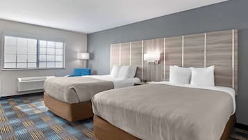 Quarto Standard, 2 camas queen-size, não fumadores | Roupa de alta qualidade, secretária
