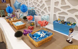 Área para festas de aniversário