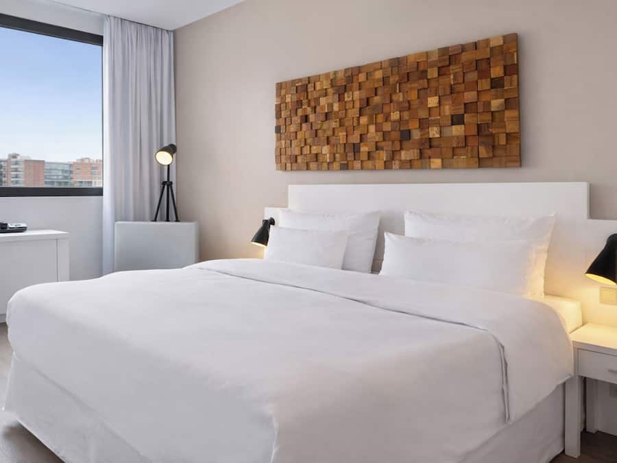 Quarto Premium | Roupa hipoalergénica, cortinas/cortinados opacos