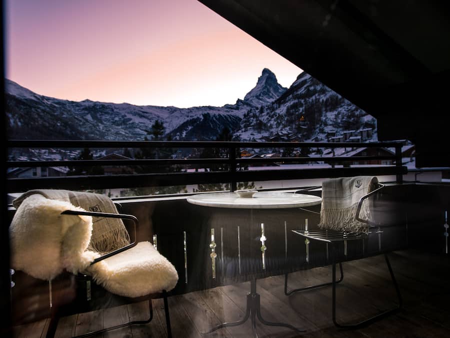 Penthouse Deluxe Suite Matterhorn View | Vista do quarto