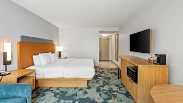 Quarto com Cama Grande Não Fumadores | Cofre no quarto, ferro/tábua de engomar, camas desdobráveis