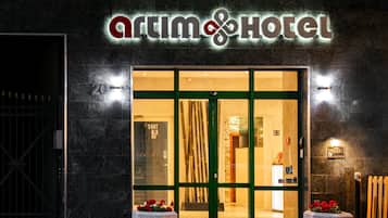 Entrada do alojamento