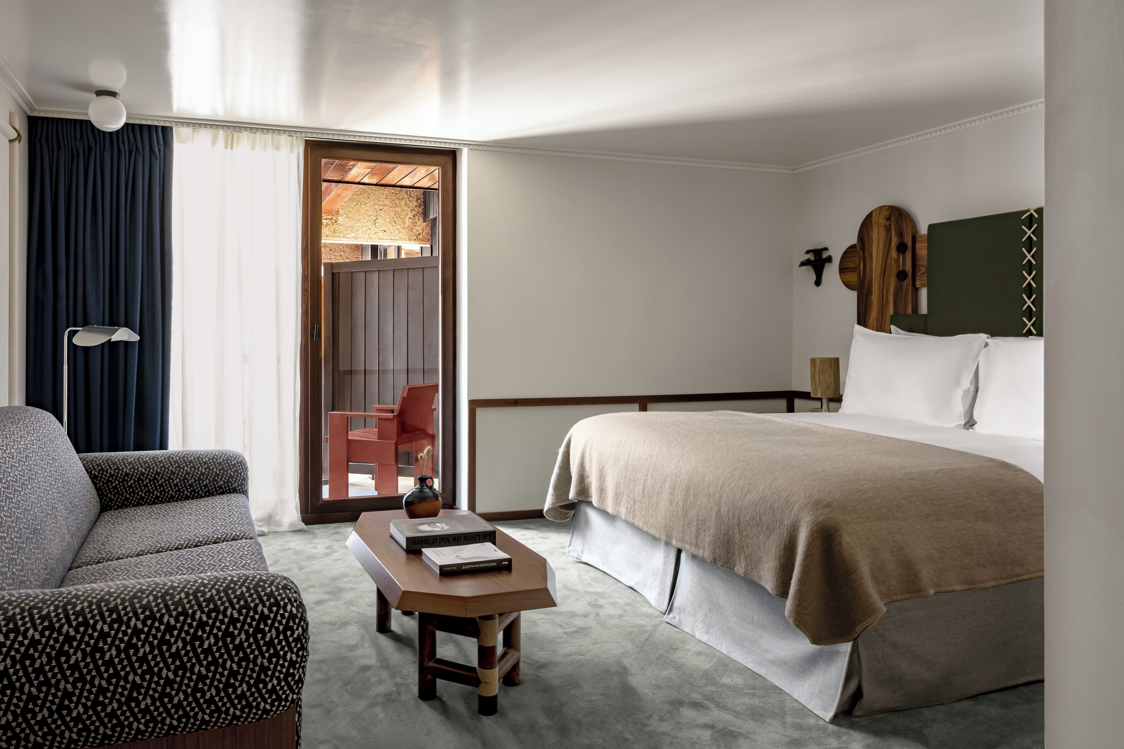 Quarto (Olympique) | Roupa de alta qualidade, minibar, cofre no quarto 