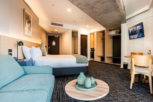 Quarto luxo | Cofres nos quartos, cortinas blackout, quartos à prova de som