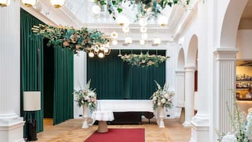 Área interna para casamento