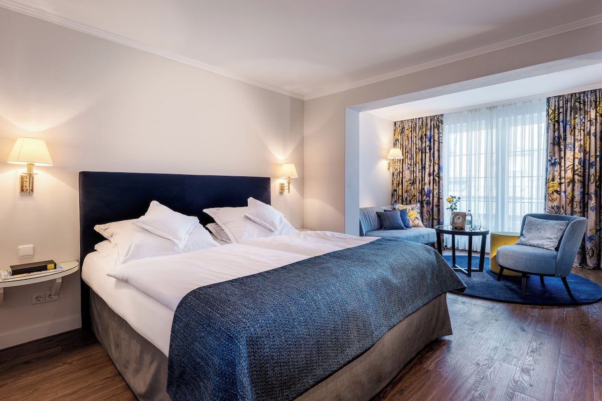 Quarto casal superluxo | Roupas de cama premium, camas com colchões pillow-top