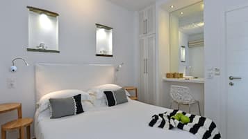 Roupas de cama premium, camas Select Comfort, cofres nos quartos