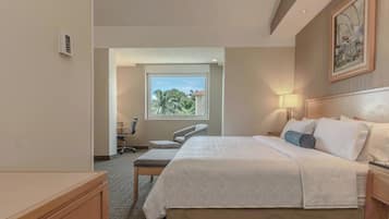 1 quarto, cofre no quarto, secretária, quartos insonorizados