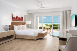 Estúdio luxo, vista parcial para o oceano (Recently Renovated) | Roupas de cama premium, camas com colchões pillow-top
