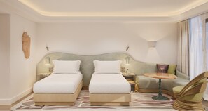 1 quarto, roupa de alta qualidade, camas de colchão pillowtop, minibar 