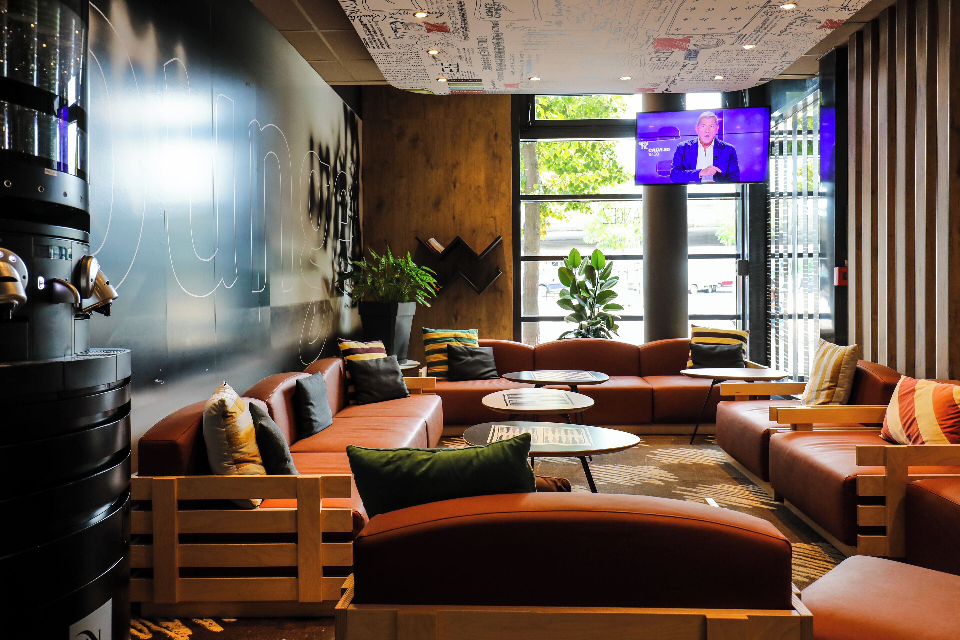 Sala de estar do lobby