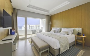 Roupa de alta qualidade, camas de colchão Select Comfort, minibar 