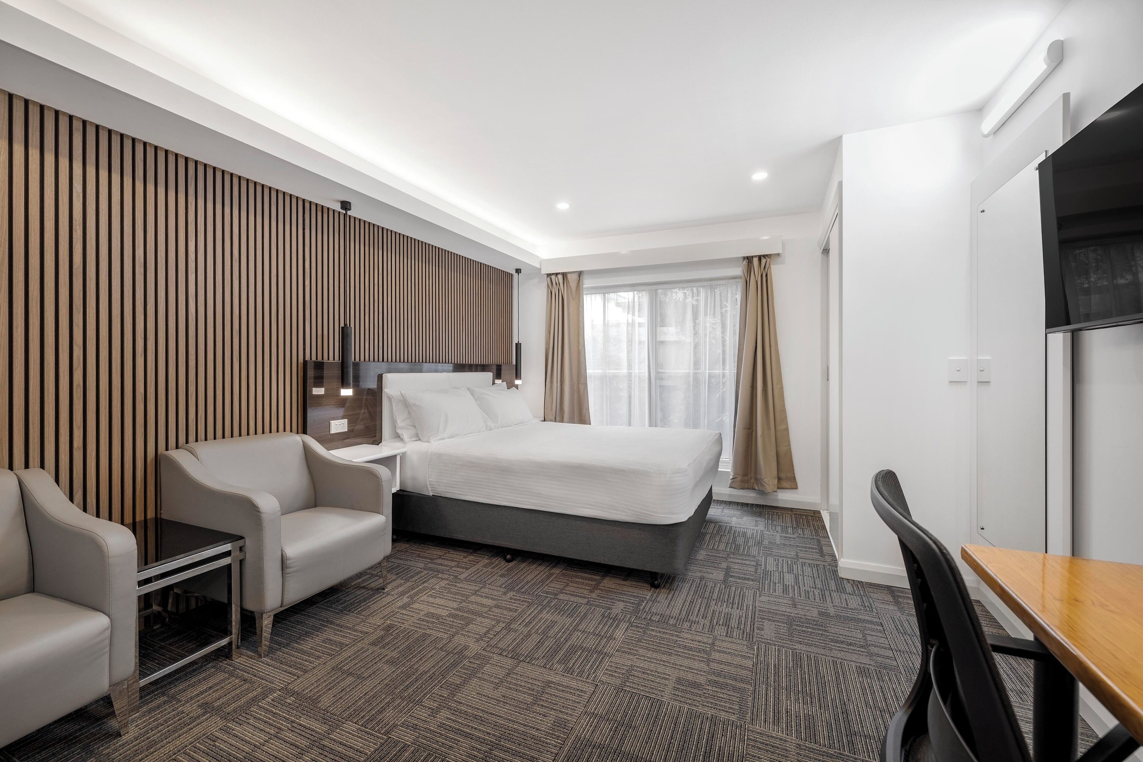 Quarto Executivo | Lençóis de algodão egípcio, roupa de alta qualidade 