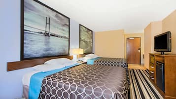 Quarto, 2 camas queen-size, não fumadores | 1 quarto, roupa de alta qualidade, com decoração personalizada