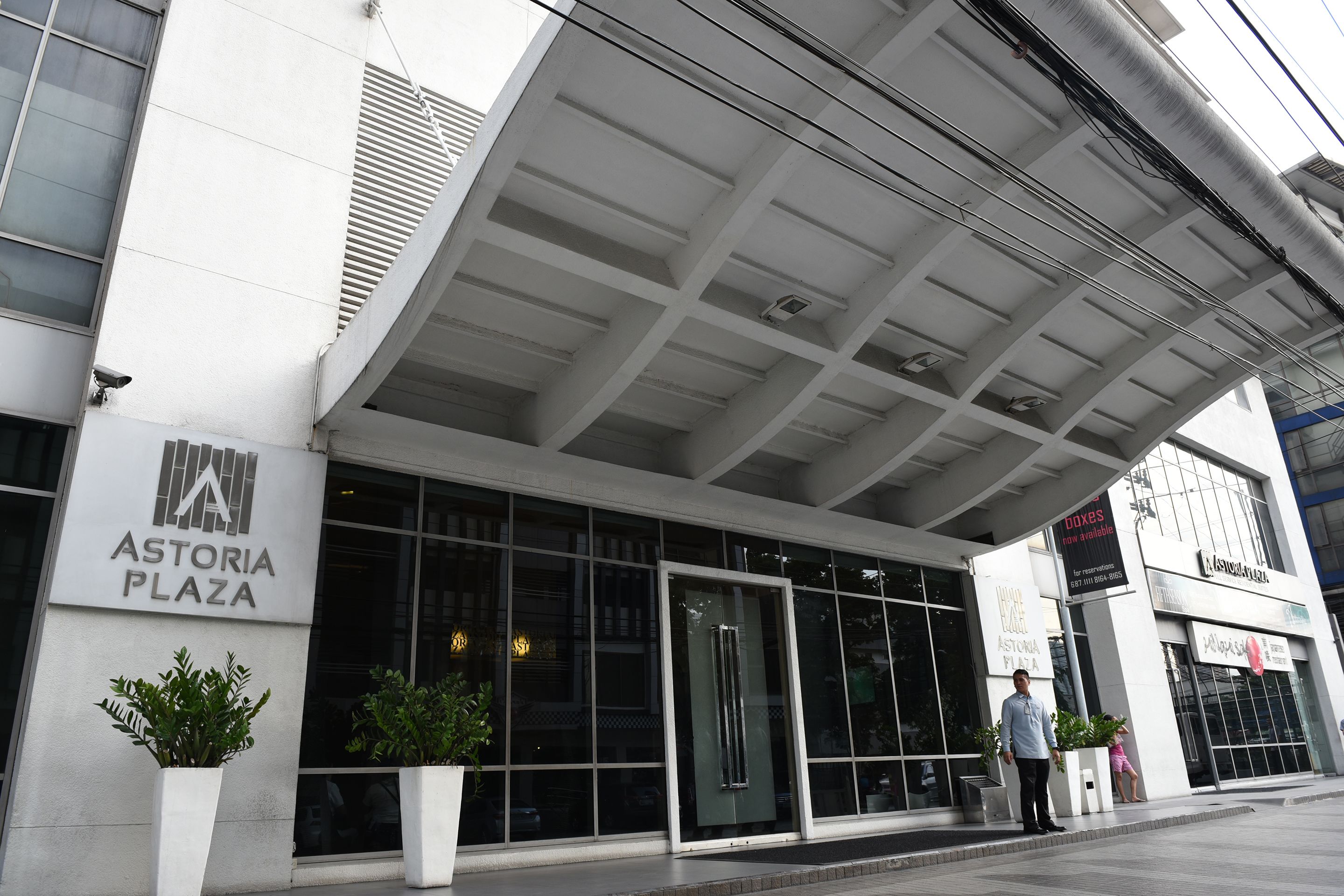 Entrada do alojamento