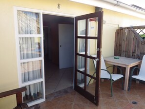Apartamento, 1 quarto, vista para a piscina | Terraço/pátio