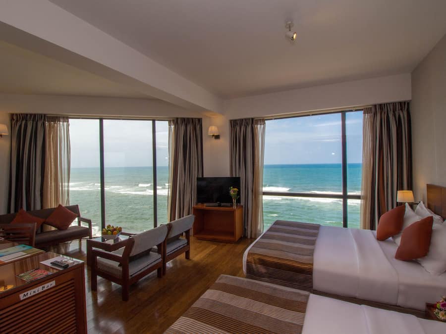 Quarto Quádruplo Familiar | Vista para a praia ou o mar