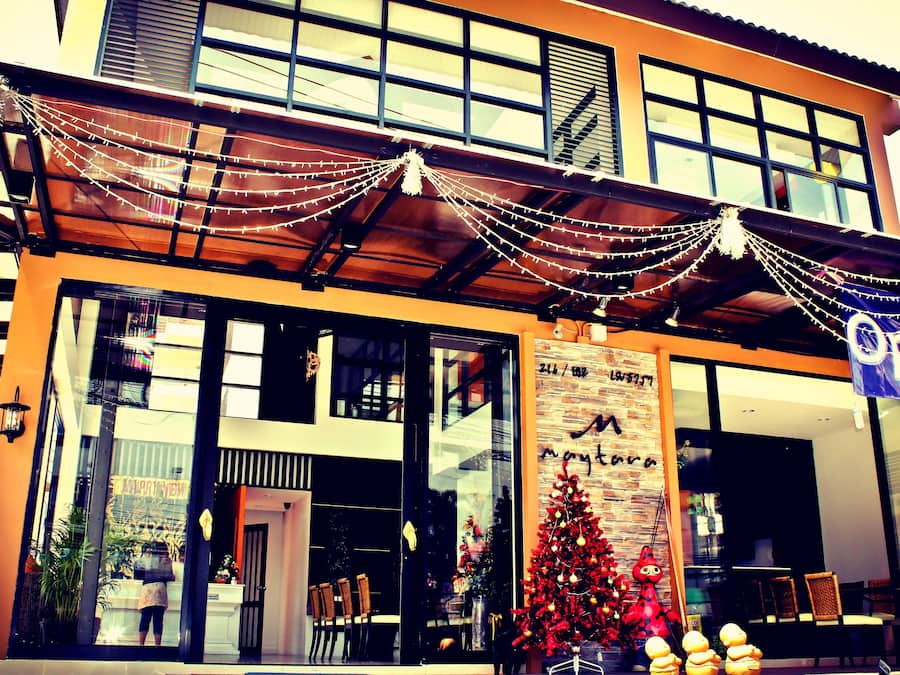 Entrada do alojamento