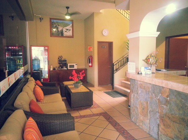 Sala de estar do lobby