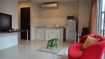 1 Bedroom Superior | Secretária, Wi-fi grátis, roupa de cama fornecida