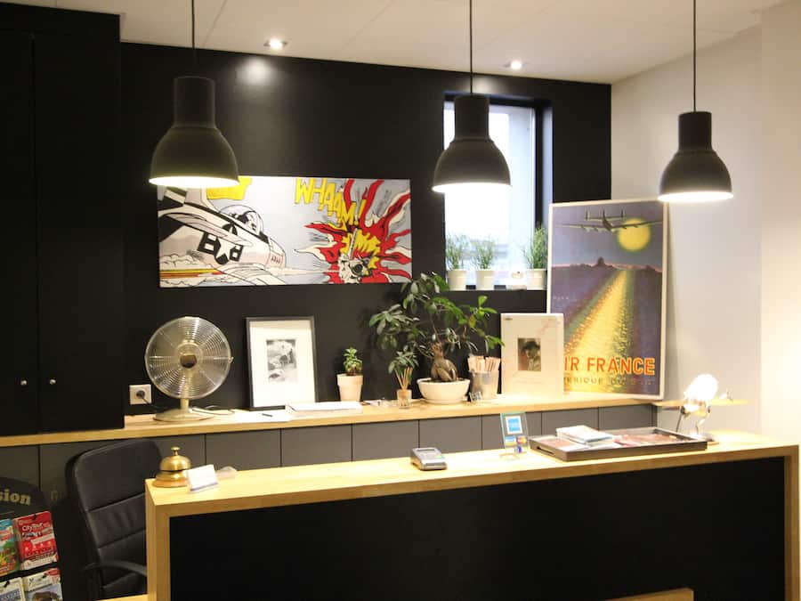 Quiosque de check-in/check-out